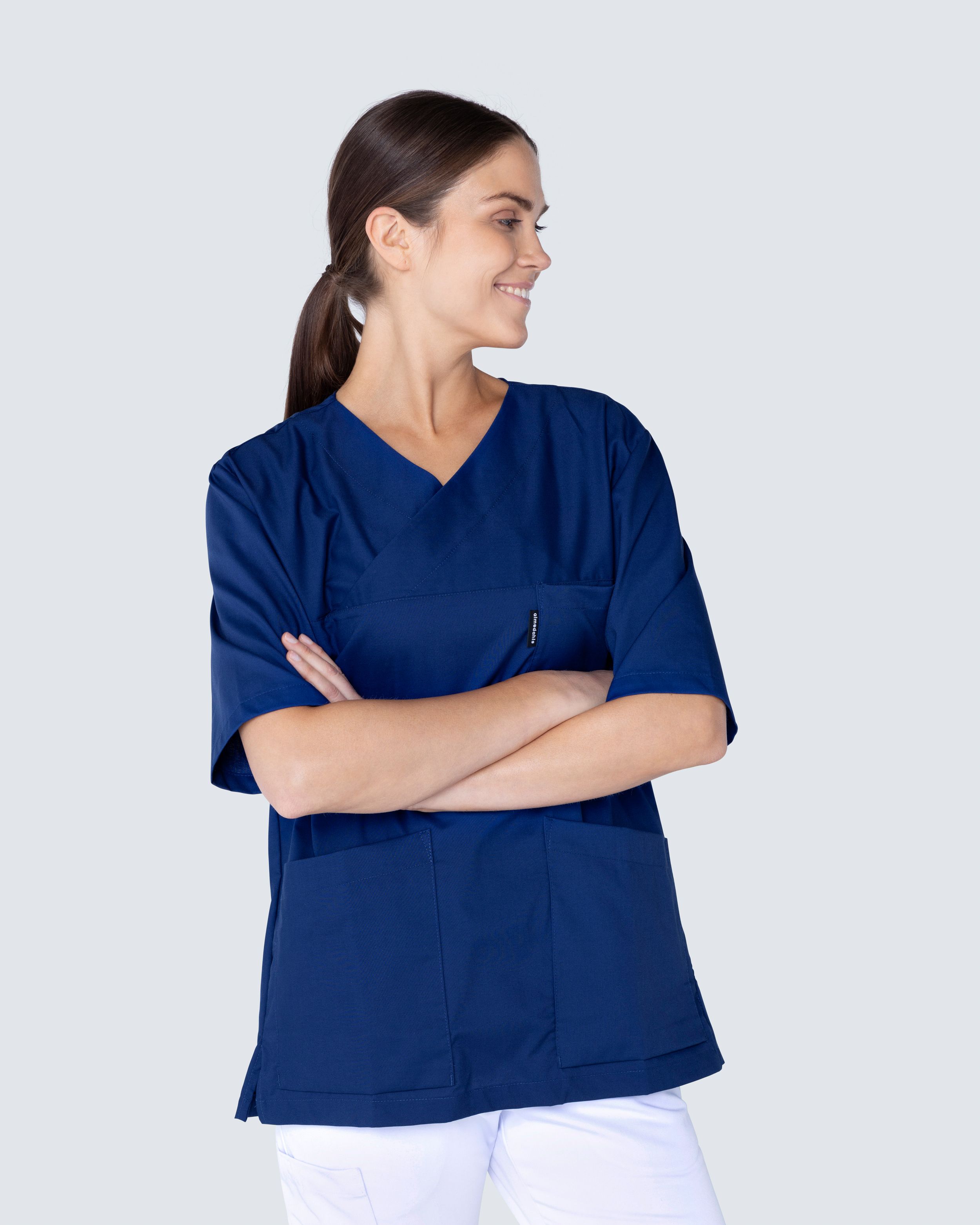 Almedahls Marin V-blus Unisex | Handla hos Vårdväskan