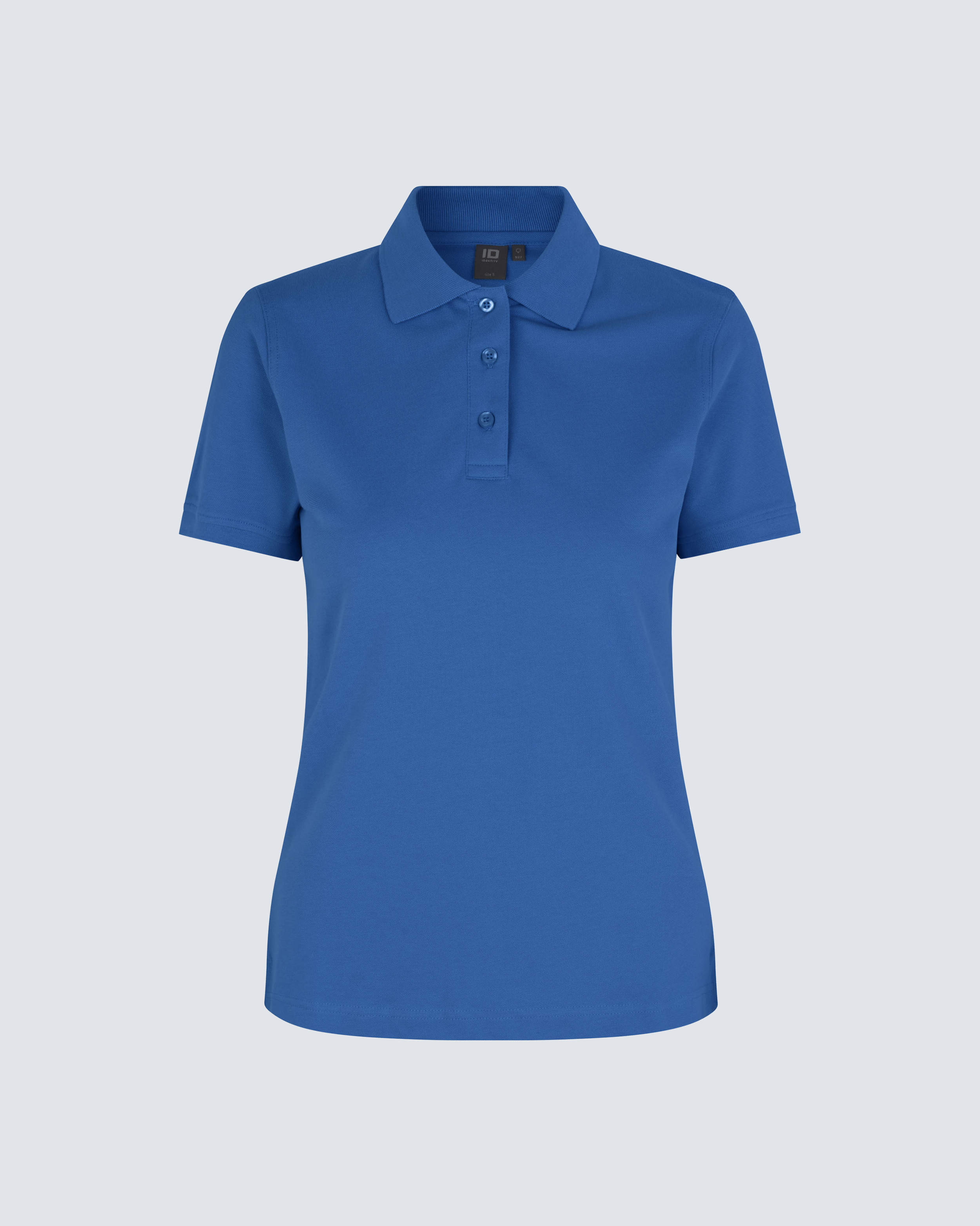 Klassisk piké i stretch for damer Blå | Color4care