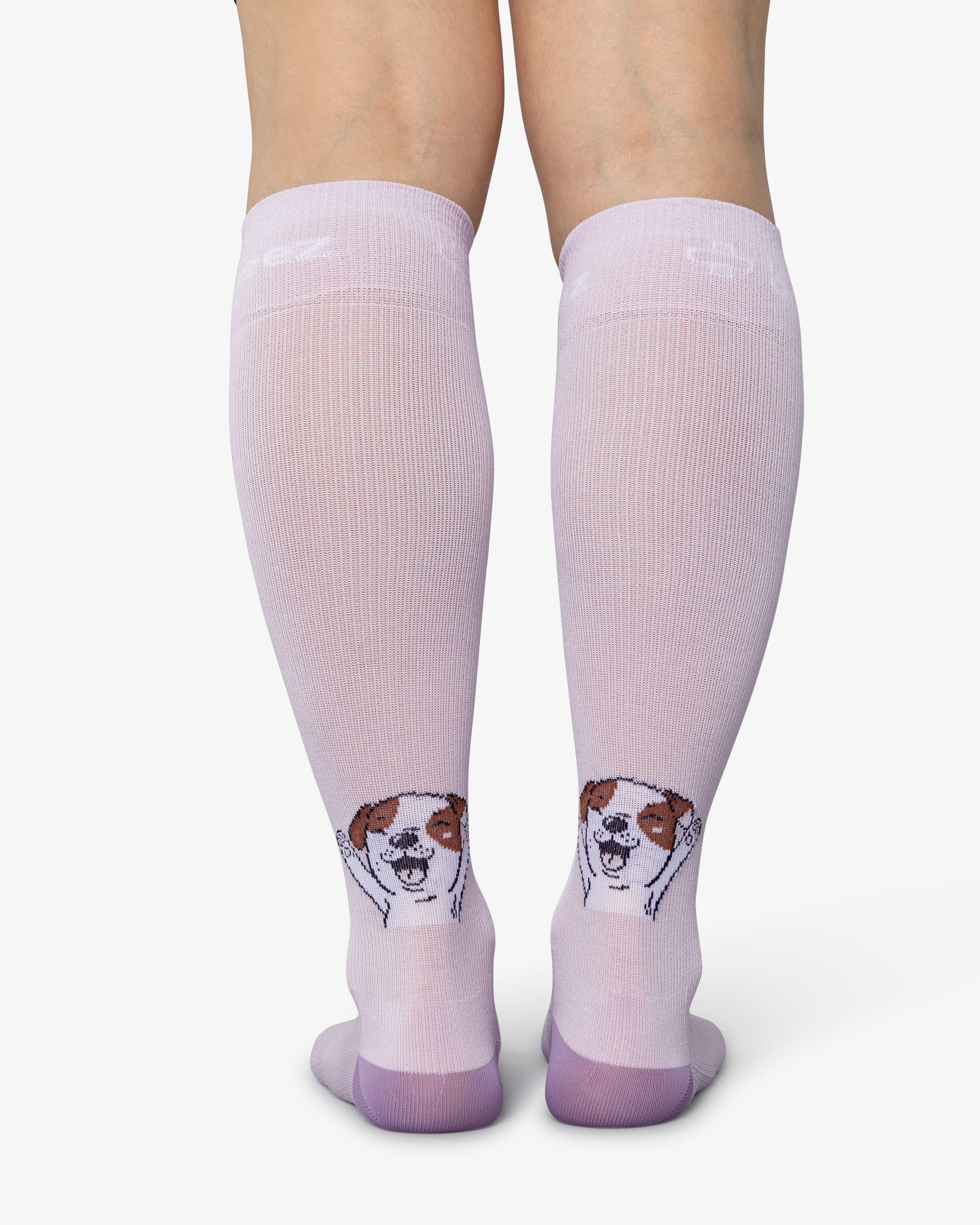 Beez Støttestrømpe Otto Hund Lilla | Høyeste kvalitet